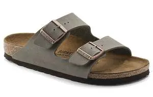 BIRKENSTOCK Arizona Double Strap Sandals - Grey