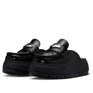 JORDAN Mule - Black/metallic Silver