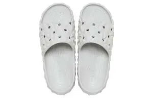 CROCS Classic Geometric Slides - White