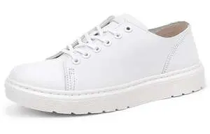 Dr. Martens Dante "triple White" Leather Lace-up Casual Shoes - White/white/white