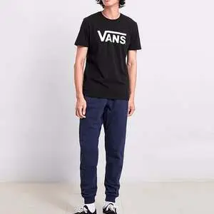 VANS Classical Logo Short Sleeve Tee - Black