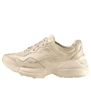 Gucci Rhyton Distressed Sneakers - Ivory