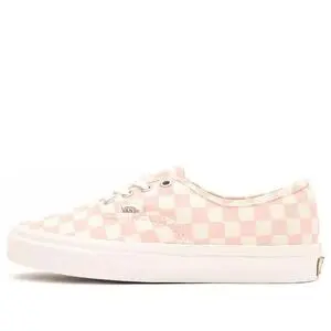 VANS Authentic Eco Theory Checkerboard Low Top Sneakers - Pink/blue
