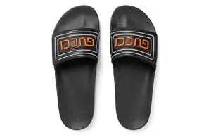 Gucci Slide Sandals With Embossed Logo