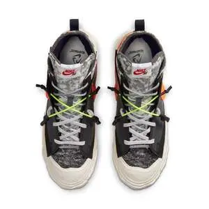 Nike Blazer Mid Readymade "black Camo - Black/vast Grey/volt