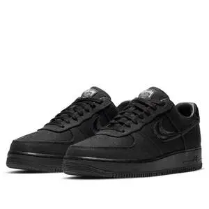 Nike X Stussy Air Force 1 Low "triple - Black