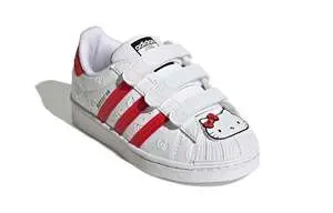 Adidas Superstar X Hello Kitty Allover Debossed Bows Sneakers