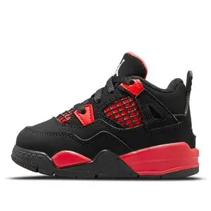 JORDAN 4 Retro 'red Thunder - Black/red