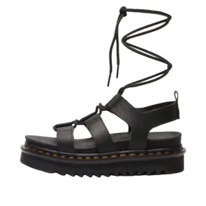 Dr. Martens Nartilla Athena Leather Gladiator Sandals - Black