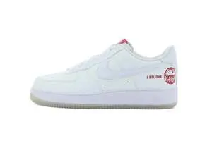 Nike Force 1 Low 'i Believe Daruma' Sneakers - White/red