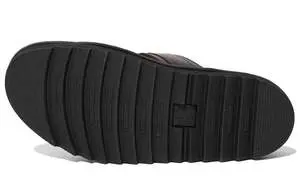 Dr. Martens Myles Brando Leather Flat Heel Sandals