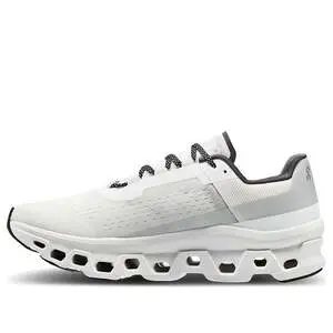 On Cloudmonster Sneakers - Undyed-white/black
