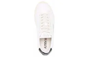 AUTRY Dallas Low Leather Sneakers - White/black