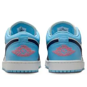 JORDAN 1 Low Sneakers - Sail/blue Chill/hot Lava