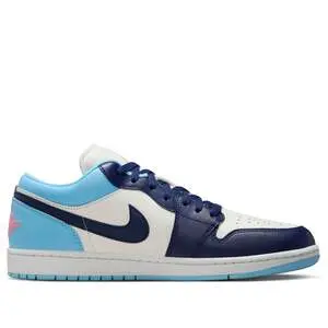 JORDAN 1 Low Sneakers - Sail/blue Chill/hot Lava
