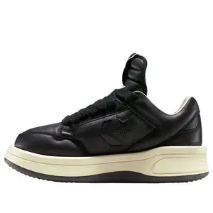 CONVERSE X Rick Owens Drkshdw Turbowpn Low Sneakers - Black/cloud Cream/black