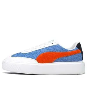 PUMA Mr. Doodle X Oslo Maja "ultramarine American Beauty" Sneakers - White/blue/red