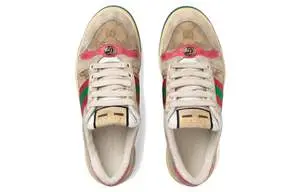 Gucci Screener Distressed Sneakers