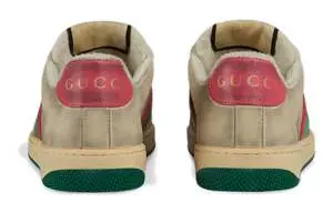Gucci Screener Distressed Sneakers
