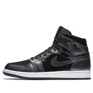 JORDAN Jordan Air 1 Retro High "Black Patent" Black/white