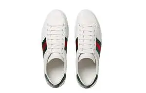 Gucci Ace Leather Low Top Sneakers