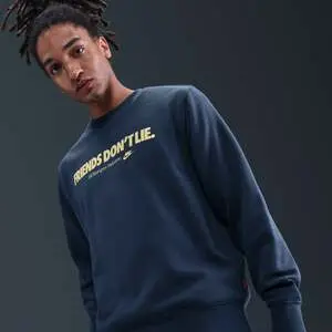 Nike X Stranger Things Fleece Crew - Navy