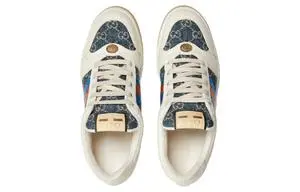 Gucci Gg Canvas Denim Screener Sneakers