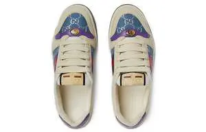 Gucci Screener Gg Lam Sneakers - Blue