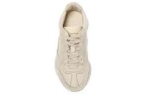 Gucci Rhyton Leather Lace-up Sneakers - Ivory Leather