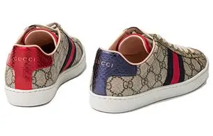 Gucci Ace Gg Supreme Sneakers - Beige/ebony