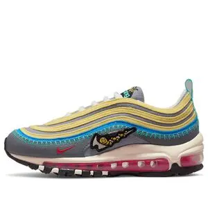 Nike Max 97 "air Sprung" Sneakers - Grey/yellow/red