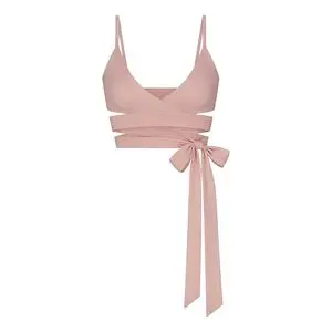 Nike X Skims Matte Wrap Front Bra - Himalayan