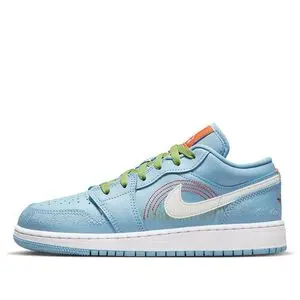 JORDAN 1 Low Se Stitch Sneakers - Blue