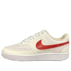 Nike Court Vision Low Sneakers - White/pink/red