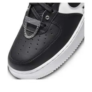 Nike Force 1 '07 Premium "silver Chain" Black - Black/white