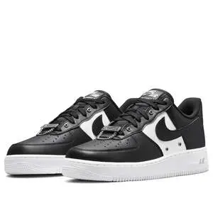 Nike Force 1 '07 Premium "silver Chain" Black - Black/white