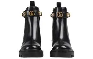 Gucci Ankle Boot With Embellished Belt