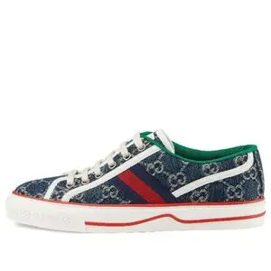 Gucci Tennis 1977 Denim Sneakers - Dark Blue/ivory