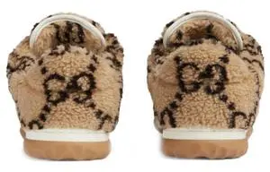 Gucci Mac80 Sneaker Interlocking G Embroidery - Beige/ebony