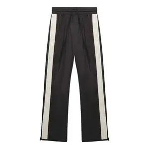 Adidas Fear Of God Athletics Relaxed Woven Pants Asia Sizing 'black Beige - Black/beige