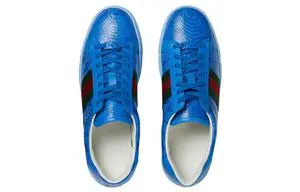 Gucci Ace Gg Crystal Canvas Sneakers - Blue