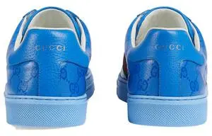 Gucci Ace Gg Crystal Canvas Sneakers - Blue