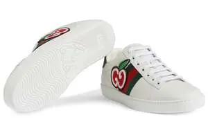 Gucci Ace Low Gg Apple Patch Sneakers