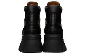 Gucci Interlocking Lace-up Boots