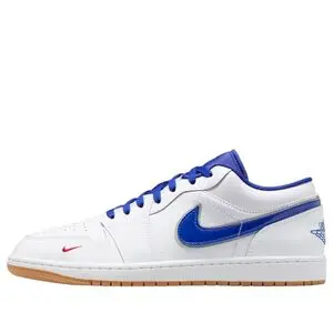 JORDAN Air Jordan 1 Low "Dodgers" Sneakers White/old Royal/gum Yellow