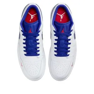 JORDAN 1 Low "dodgers" Sneakers - White/old Royal/gum Yellow