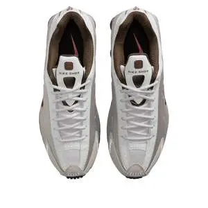 Nike Shox R4 Sneakers - White/red/grey