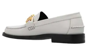 Gucci Loafer With Metal Logo - White