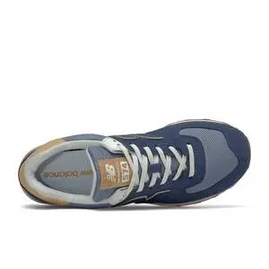 NEW BALANCE 574 Casual Colorblock Sneakers - Blue/gray/brown