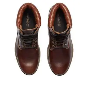 Timberland 6 Inch Premium Waterproof Lace-up Boots - Dark Brown/black